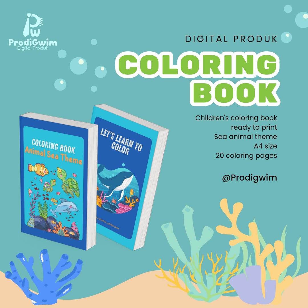 Ebook (coloring Book) - Etsy
