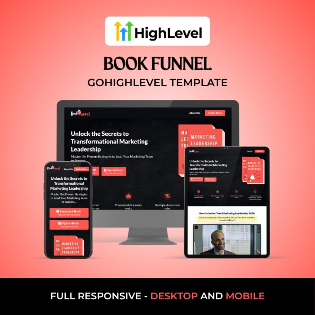 Book Funnel for Gohighlevel - Etsy