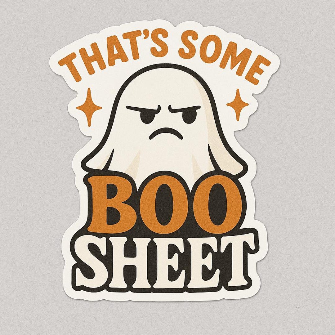 Thats Some Boo Sheet Halloween Jeep Decal, Luggage Sticker, Waterproof ...