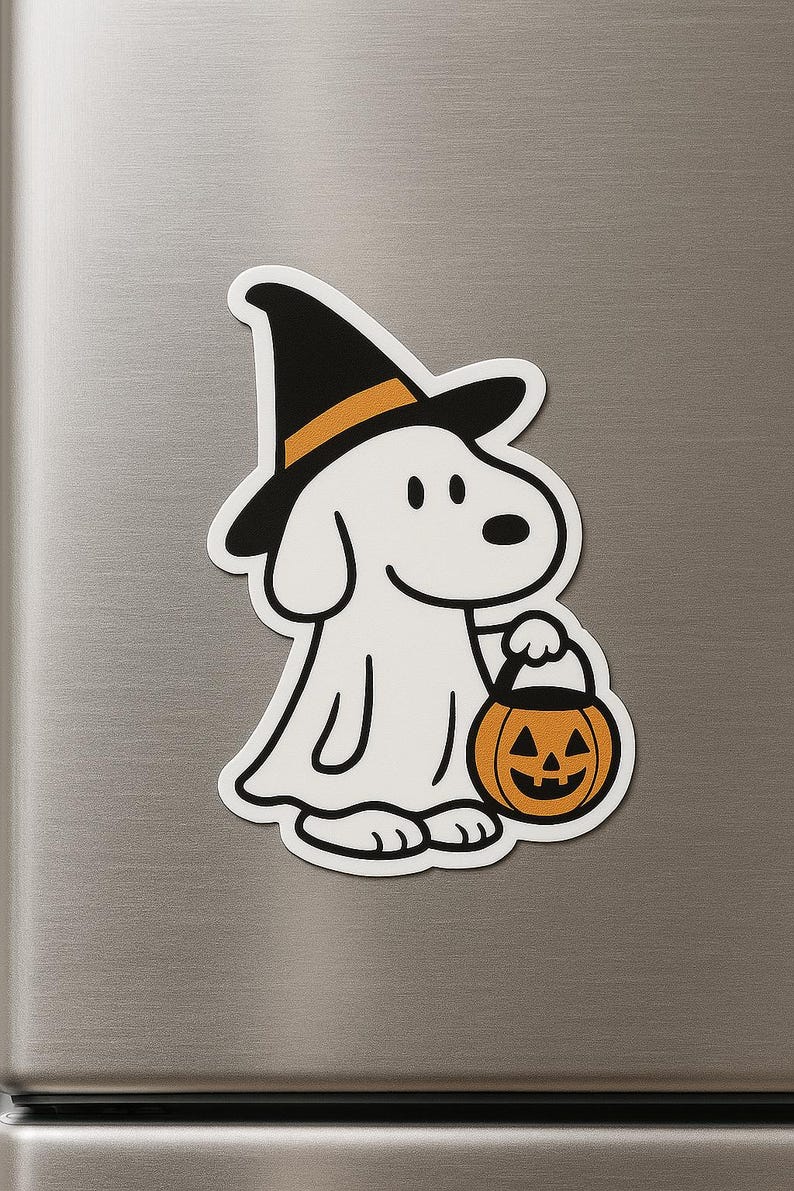 High Quality 2" Snoop Ghost Witch Sticker L Custom Cartoon Stickers L ...