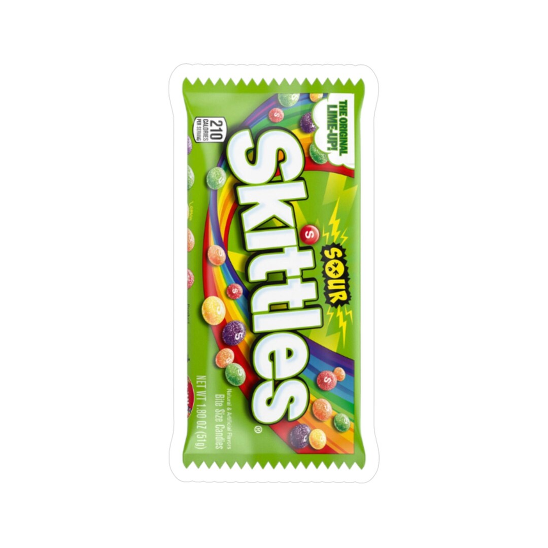 Green Sour Candy Waterproof Sticker, Candy Decal, High Quality Candy ...