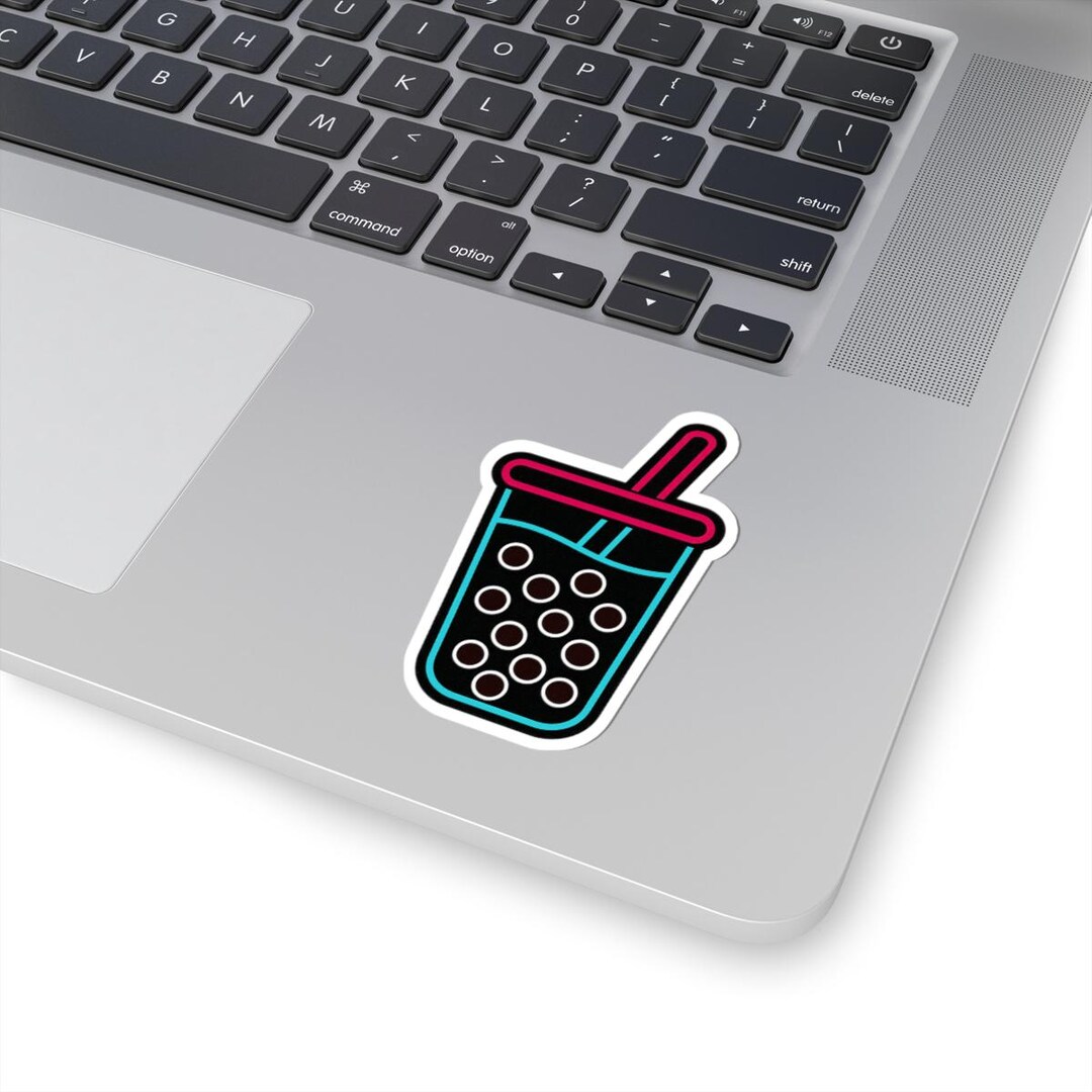 Premium Bubble Tea Kiss-cut Sticker, Fun Drink Decals for Laptops ...