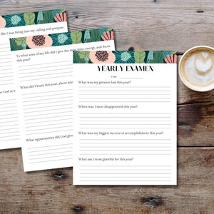 Printable Examen Journal for Reflection and Prayer - Etsy