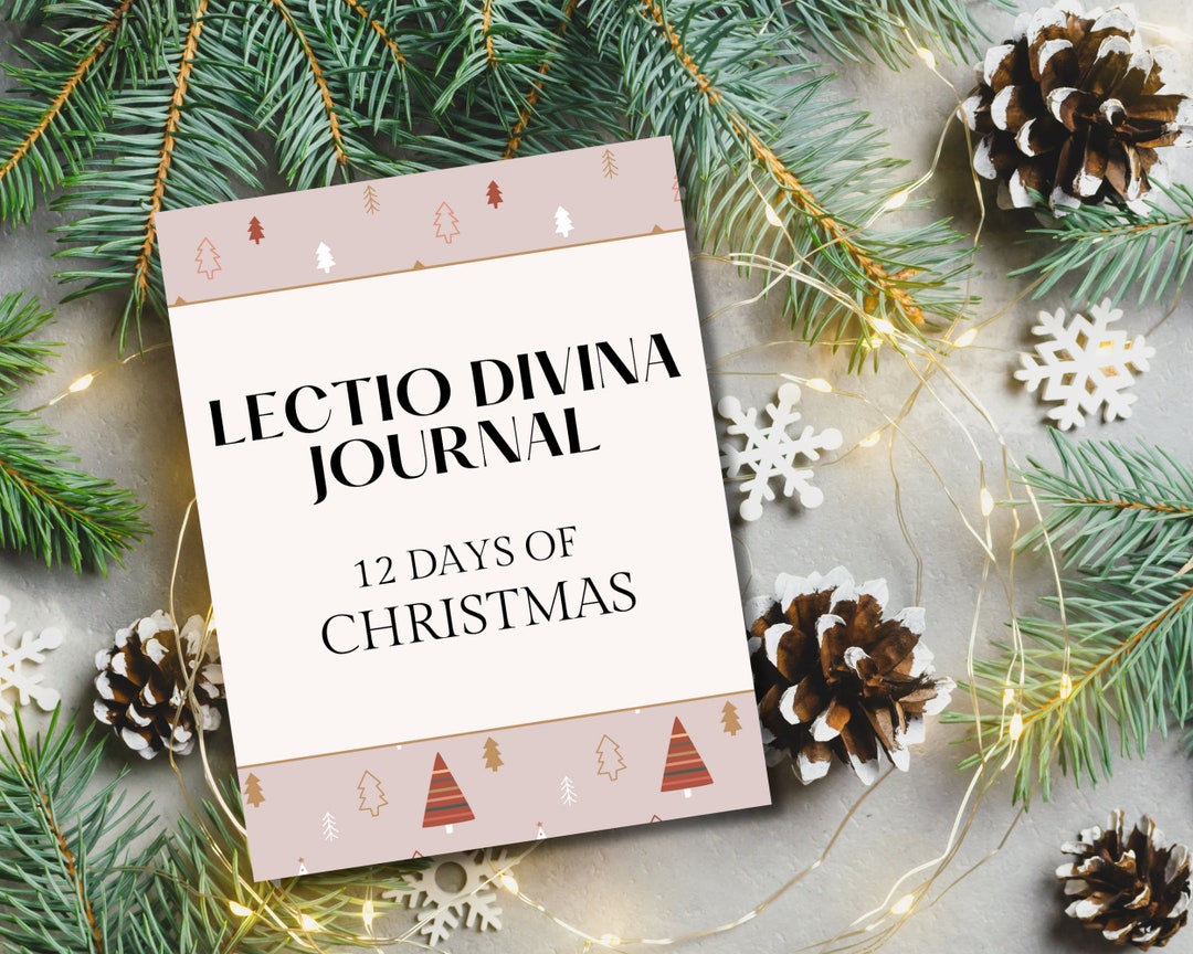 12 Days of Christmas Printable Lectio Divina Bible Reading Journal for ...