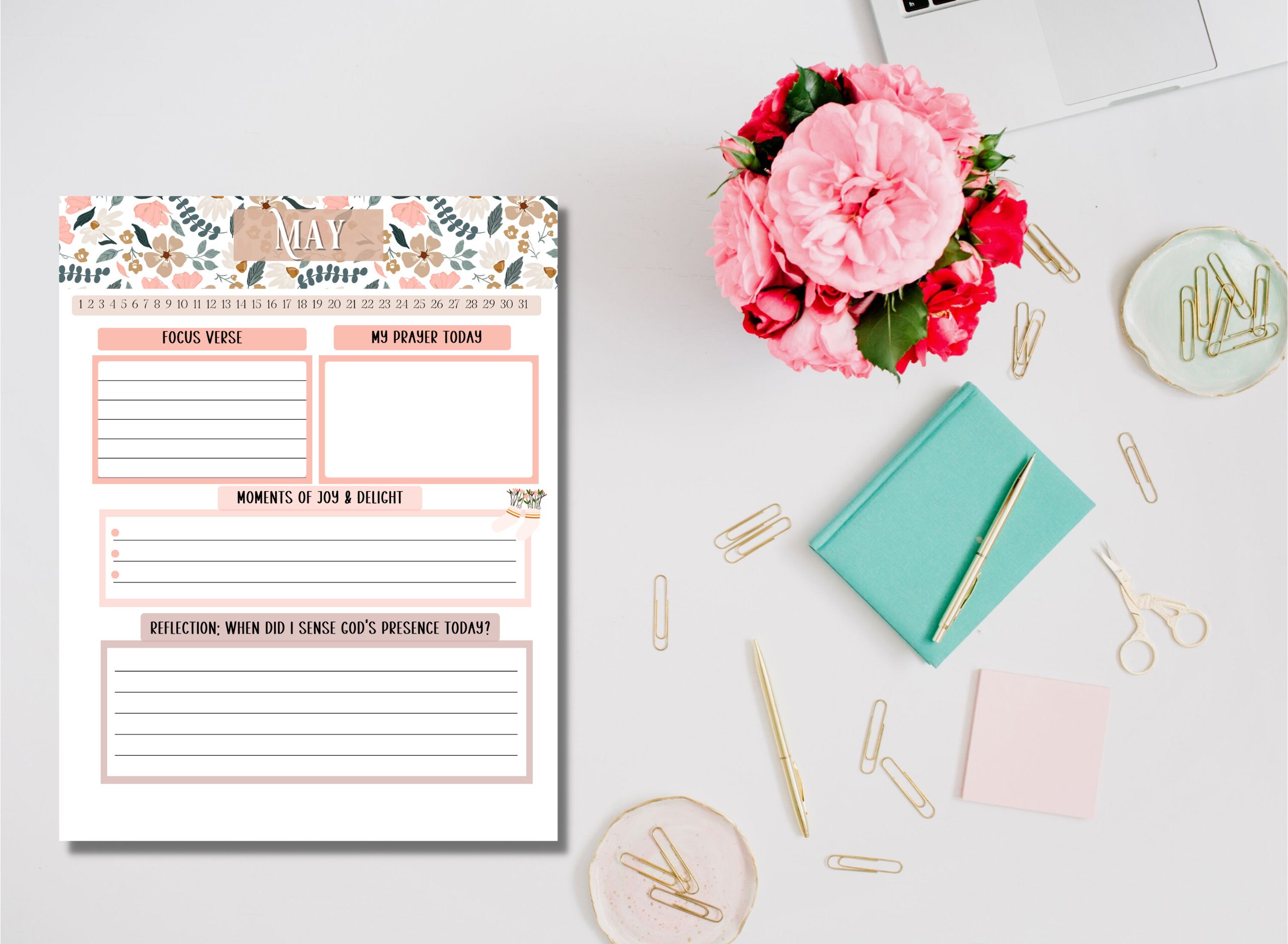 Printable Daily Prayer and Reflection Journal - Etsy