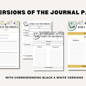 Printable Lectio Divina Bible Reading Journal Vol. 2 - Etsy