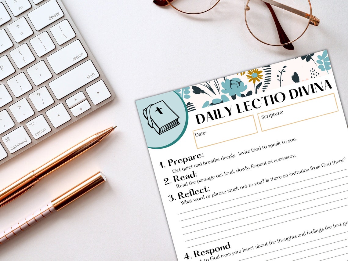 Printable Lectio Divina Bible Reading Journal - Etsy