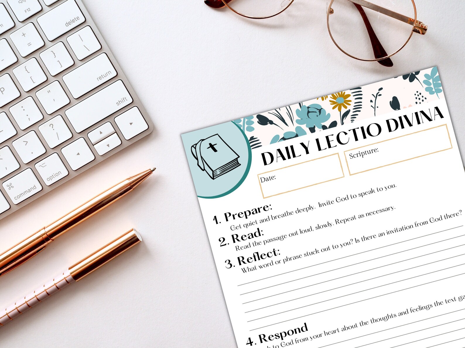 Printable Lectio Divina Bible Reading Journal - Etsy