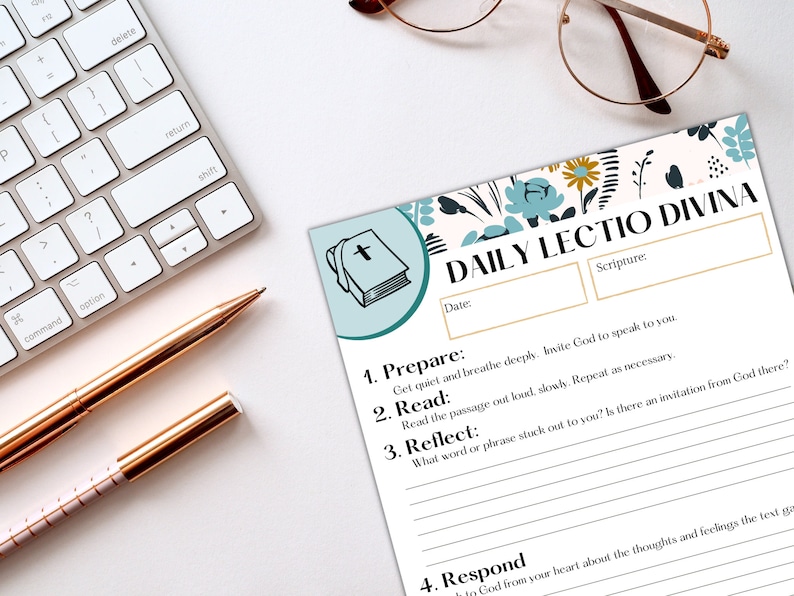 Printable Lectio Divina Bible Reading Journal - Etsy