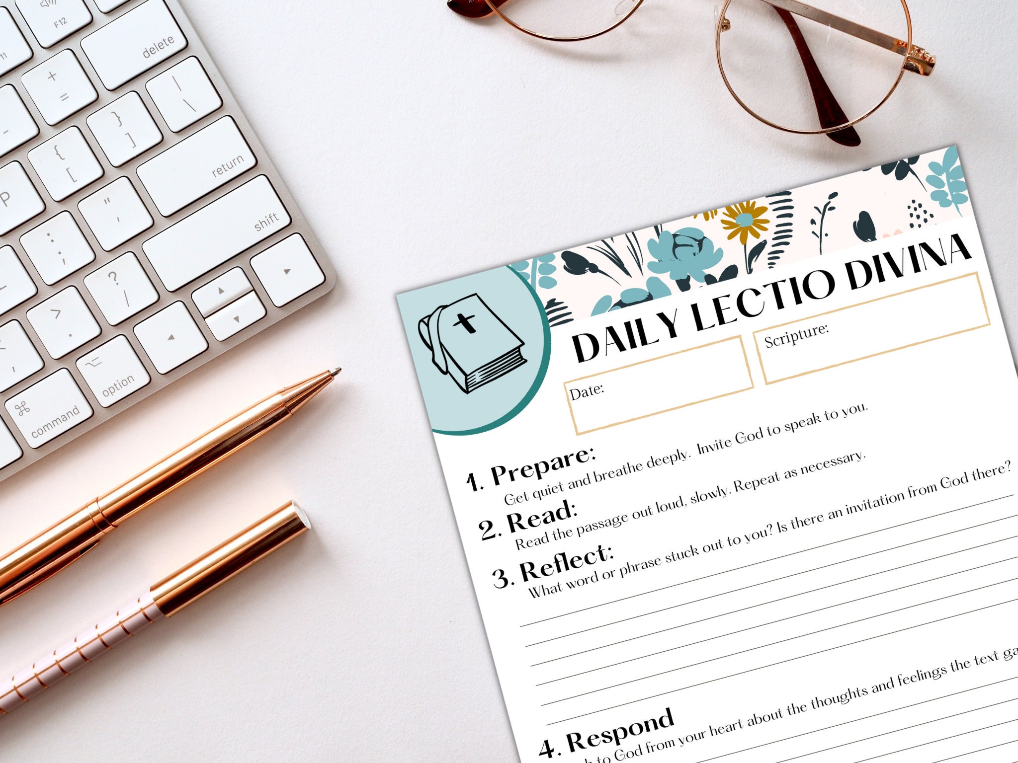 Printable Lectio Divina Bible Reading Journal - Etsy