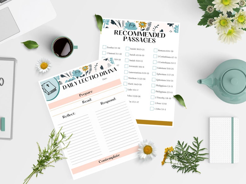 Printable Lectio Divina Bible Reading Journal - Etsy