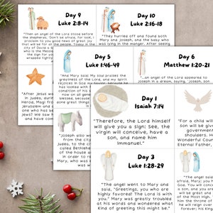 12 Days of Christmas Countdown for Kids - Nativity Themed - Etsy