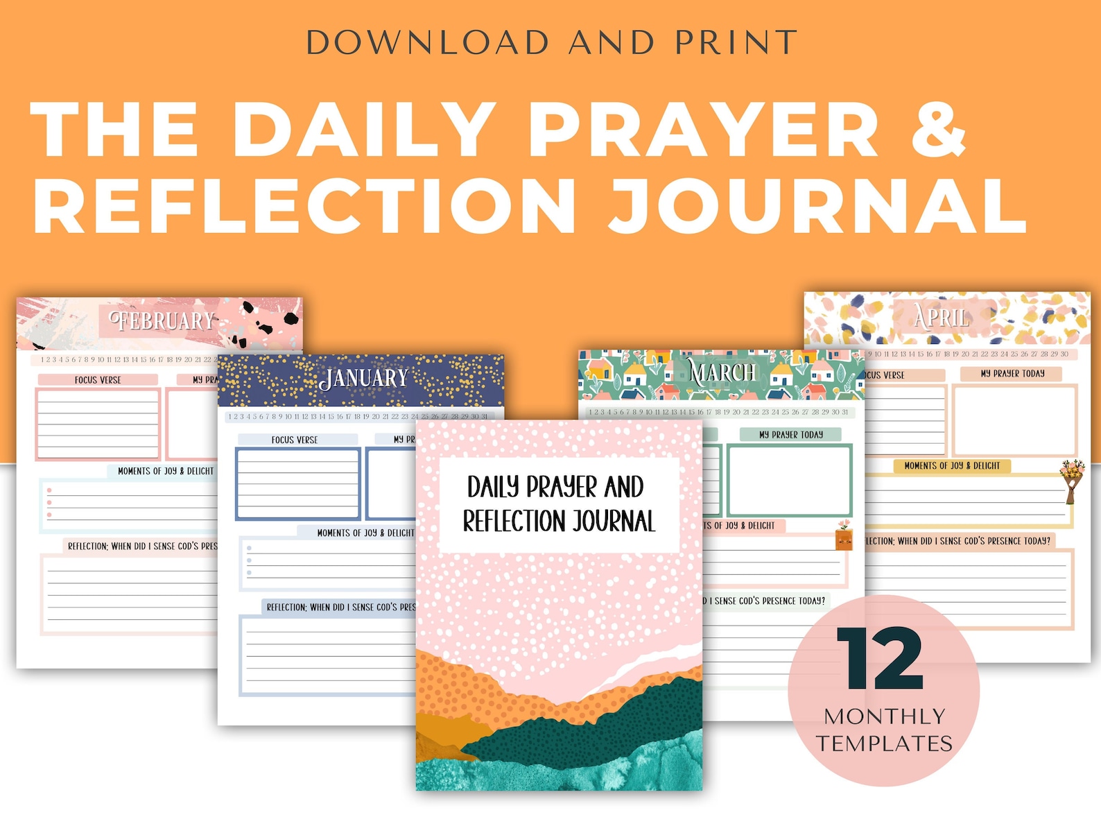 Printable Daily Prayer and Reflection Journal - Etsy