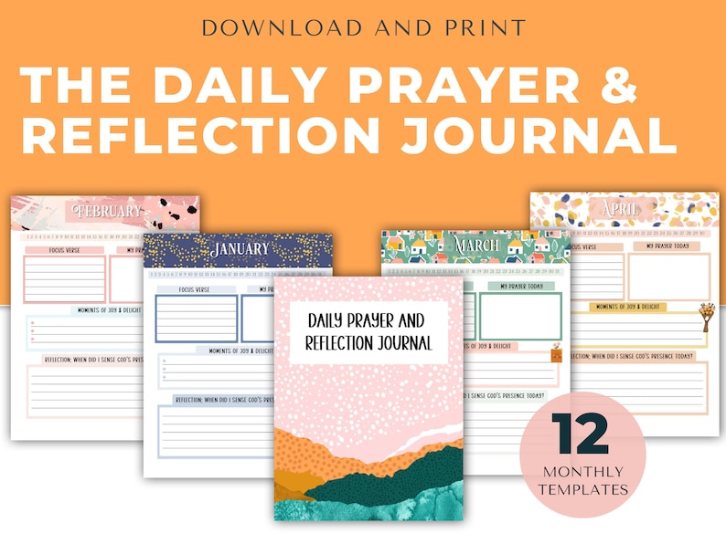 Printable Daily Prayer and Reflection Journal - Etsy