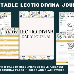 Printable Lectio Divina Bible Reading Journal Vol. 2 - Etsy