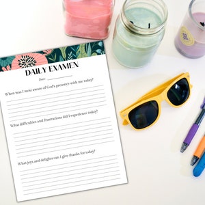 Printable Examen Journal for Reflection and Prayer - Etsy