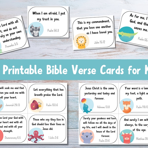 Bible Verse Cards - Etsy