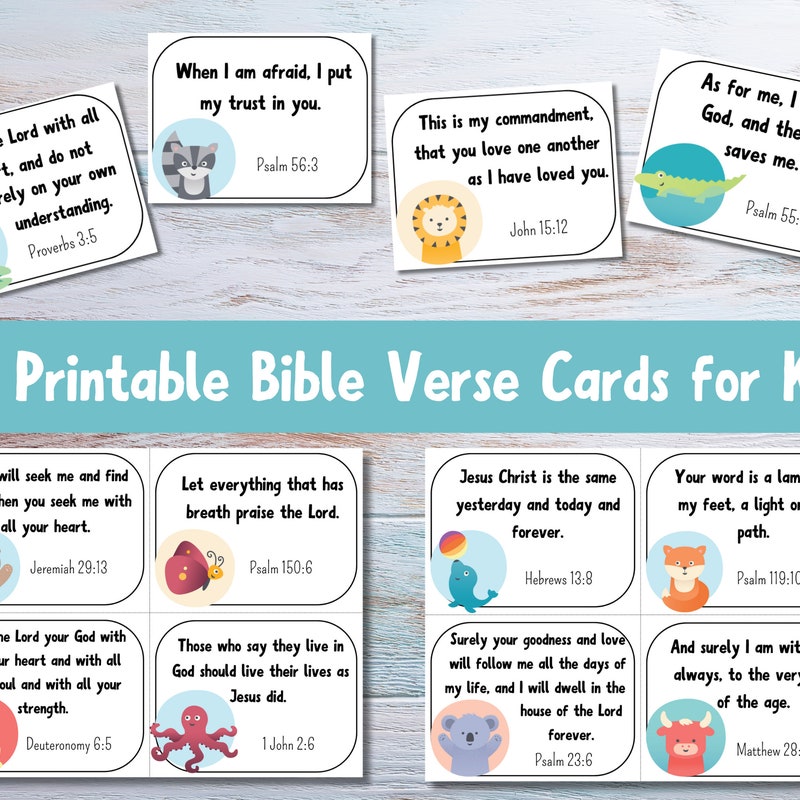 Bible Verse Cards - Etsy