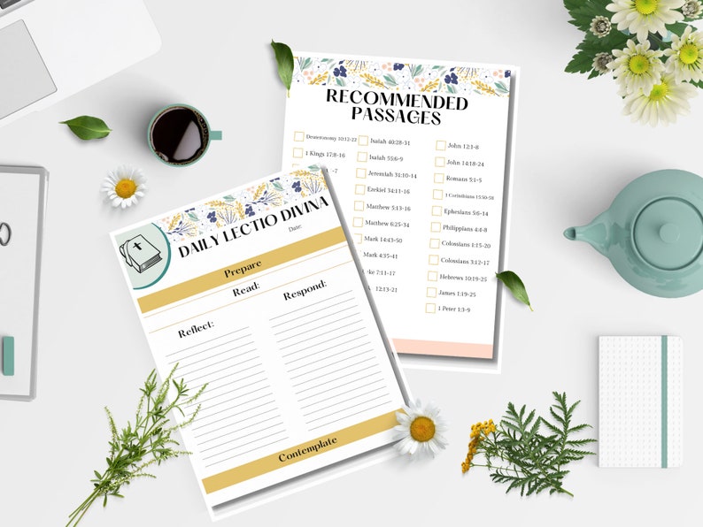 Printable Lectio Divina Bible Reading Journal Vol. 2 - Etsy