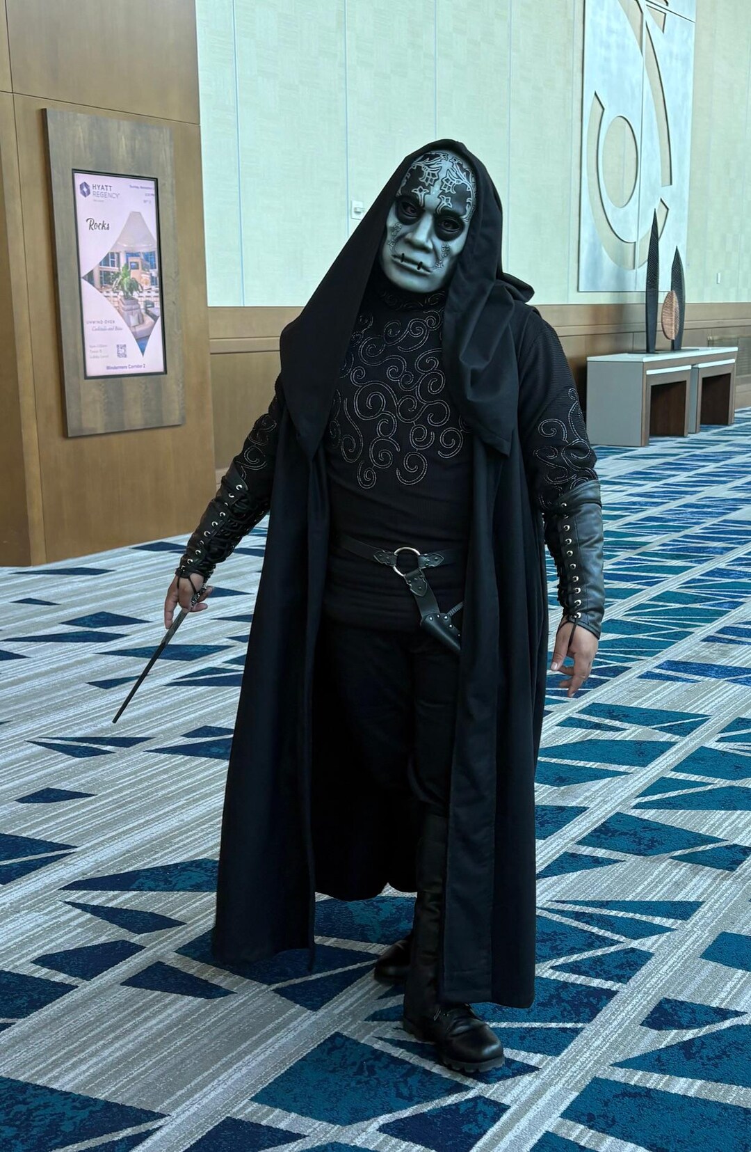 Lucius Malfoy Tunic , Cloak and Gauntlets | Death Eater Cloak | Dark ...
