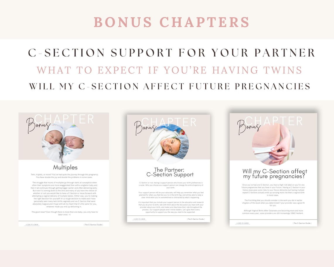 C-section Birth Guide | Empowering Cesarean Recovery & Preparation | In ...