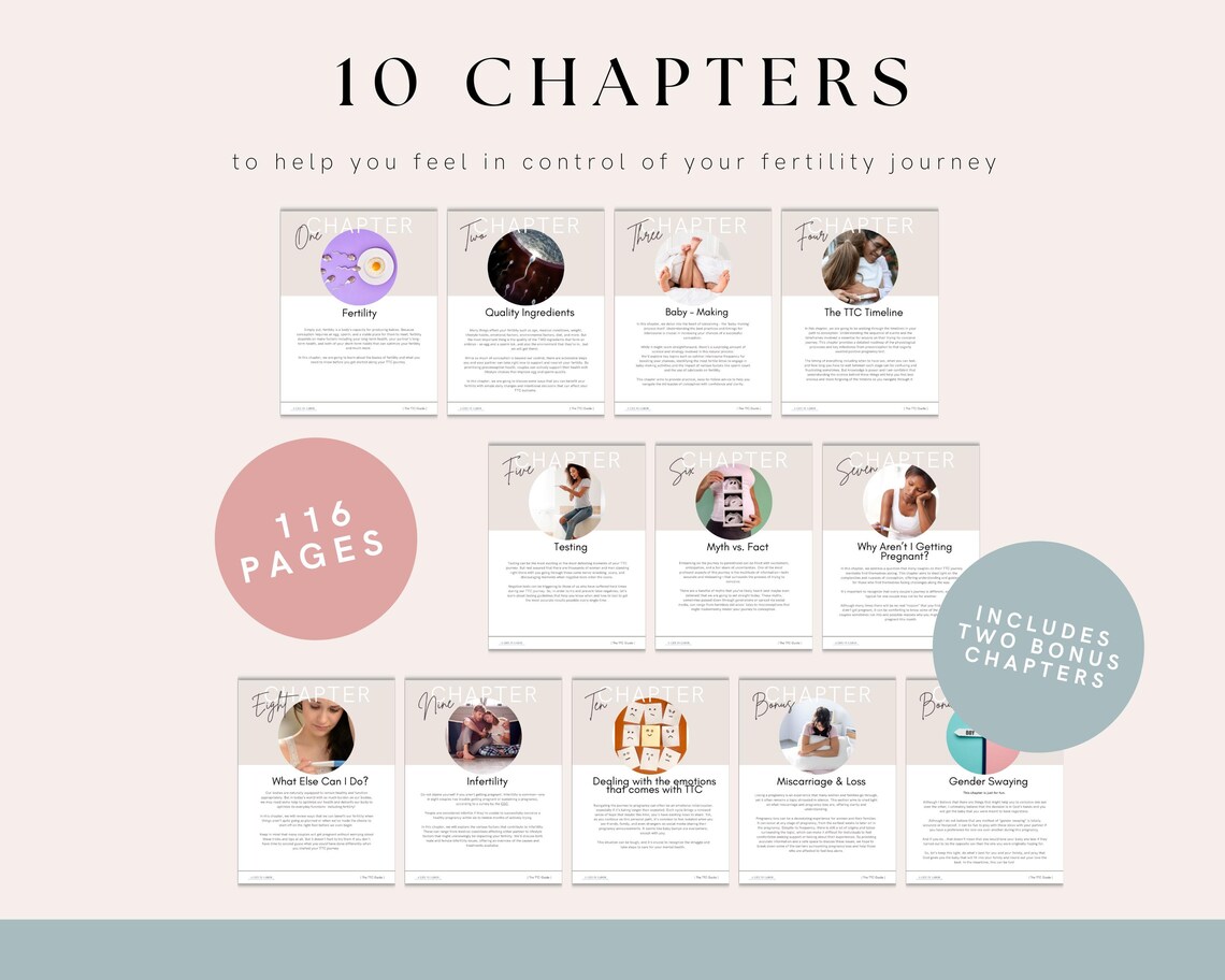TTC Guide - a Baby-making Roadmap for Couples | 116-page Trying to ...