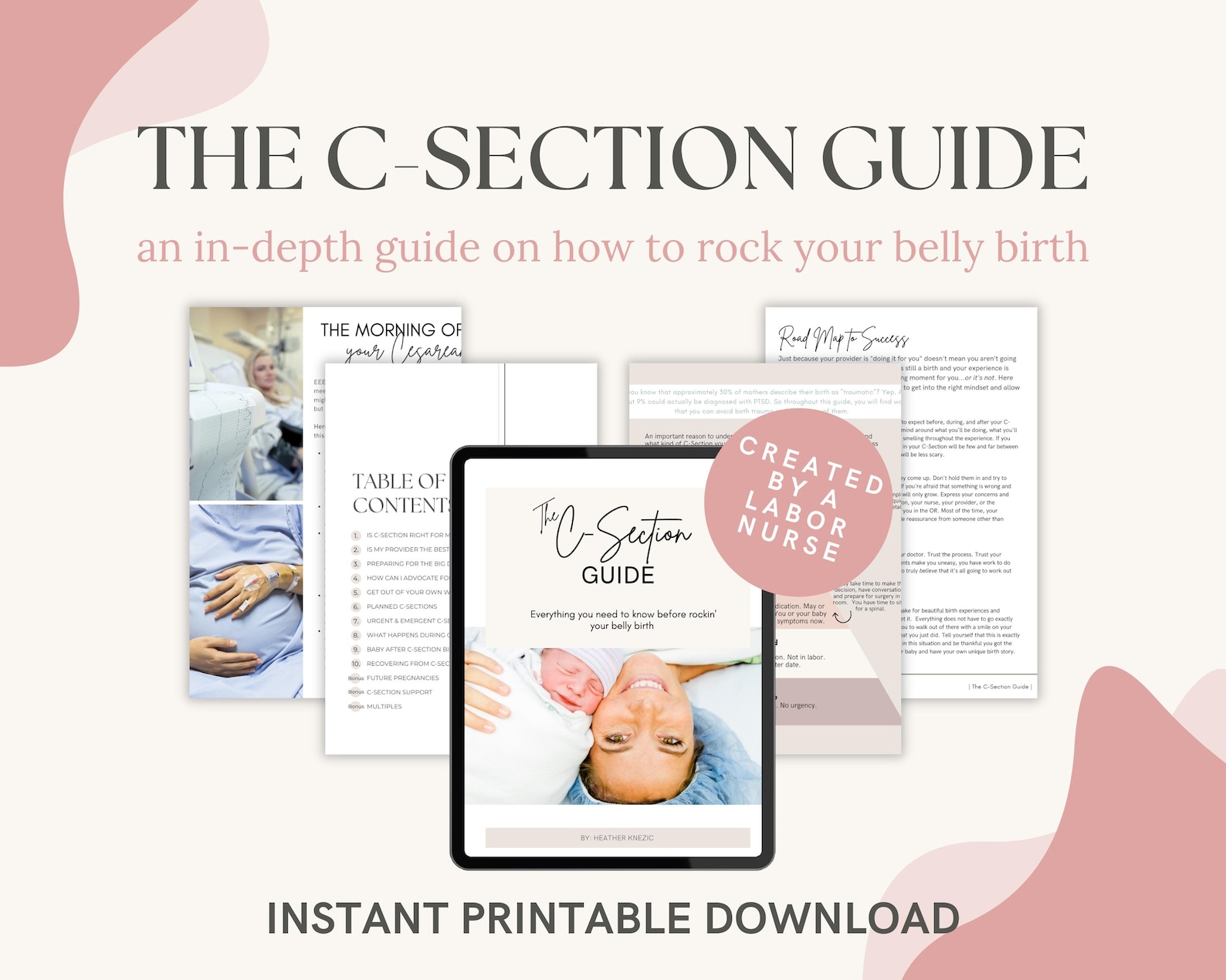 C-section Birth Guide | Empowering Cesarean Recovery & Preparation | In ...