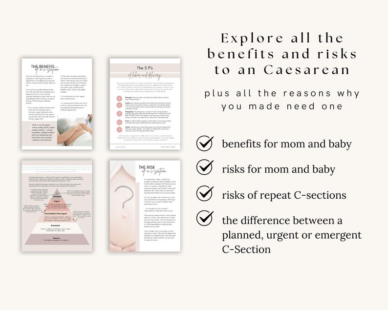 C-section Birth Guide | Empowering Cesarean Recovery & Preparation | In ...