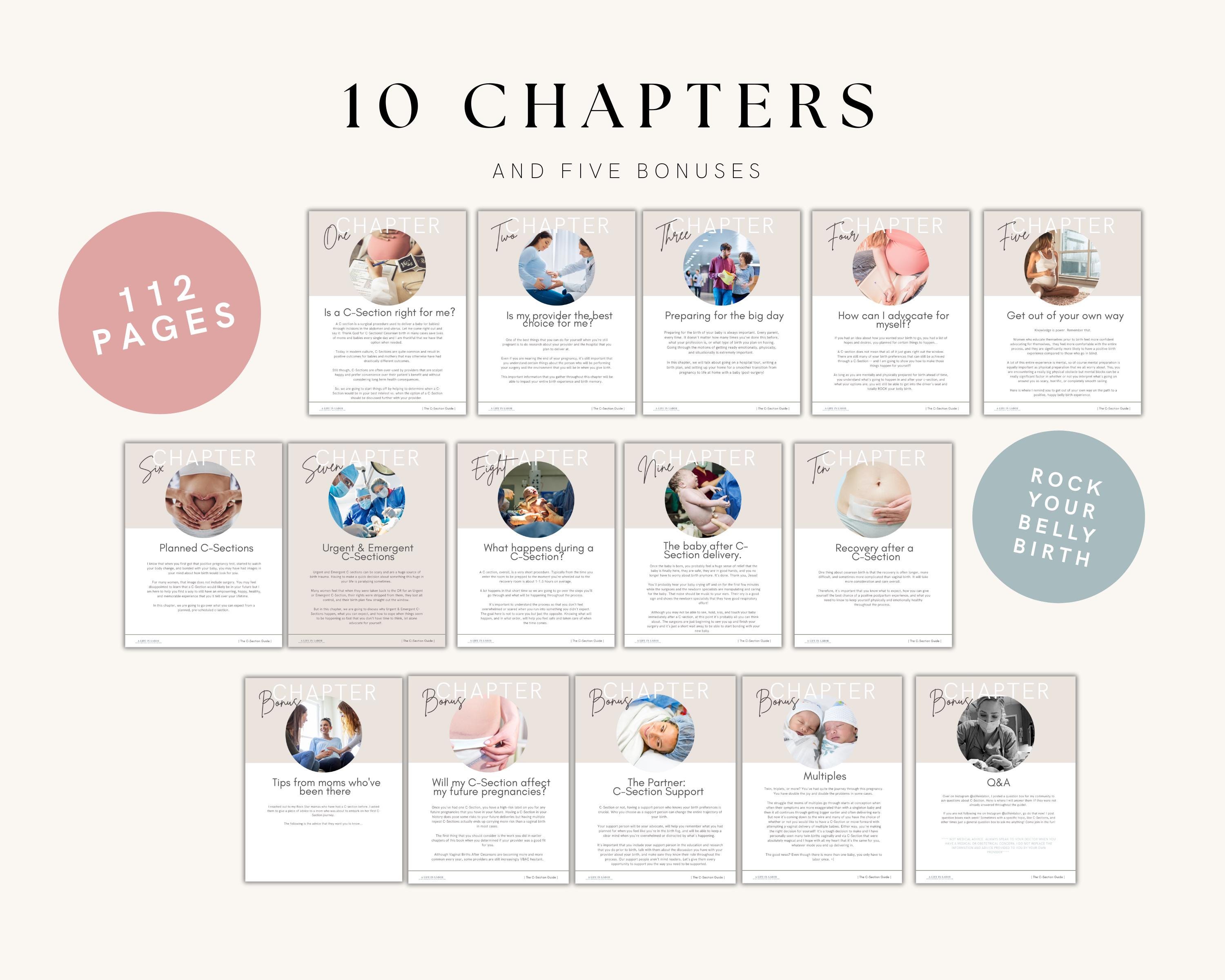 C-section Birth Guide | Empowering Cesarean Recovery & Preparation | In ...