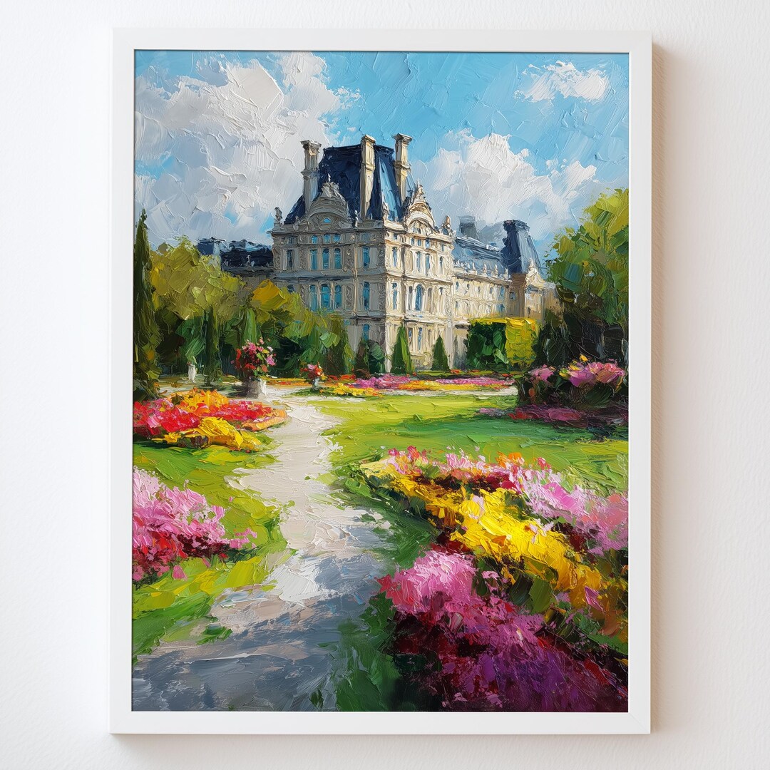 Castelo, Arte de Parede Impressa e Emoldurada, Impasto, Estilo Pintura ...