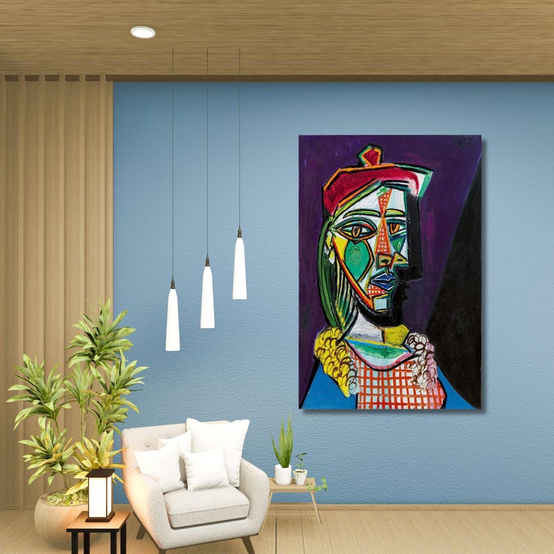 Picasso Marie Thérèse Walter Canvas Print,picasso Famous Painting ...
