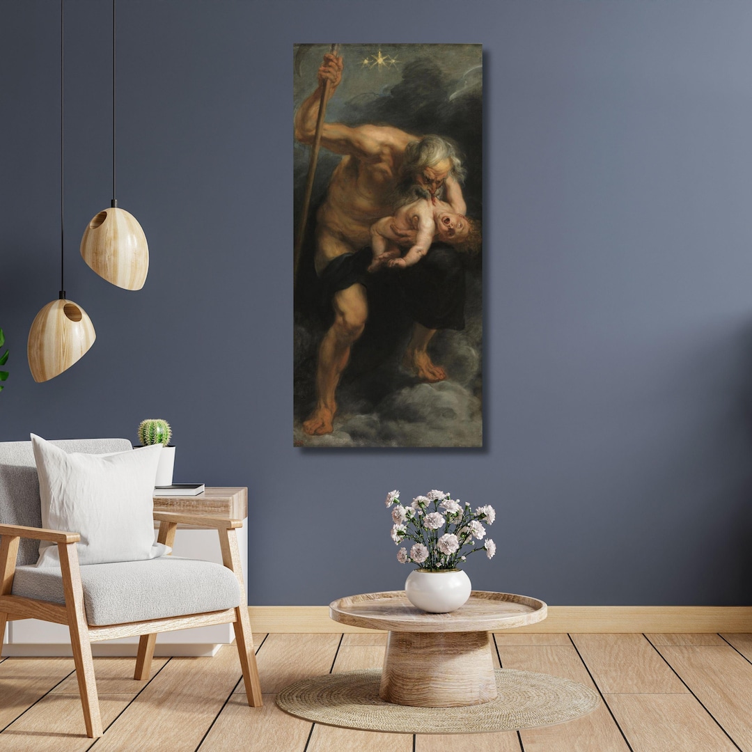 Rubens 'saturn Devouring His Son' Canvas Print: Baroque Mythological ...