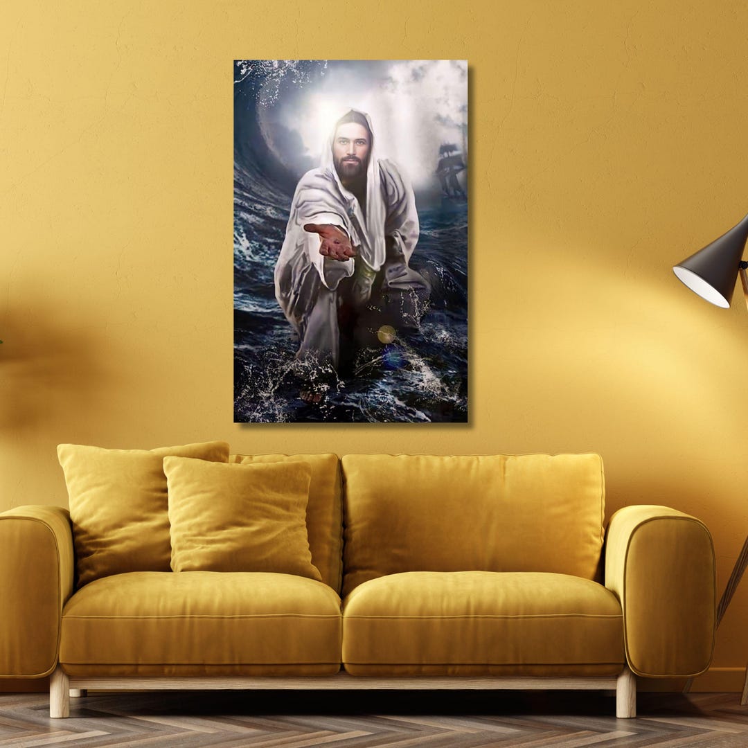 Jesus Hand Canvas Jesus Christ Wall Art Canvas Picture Jesus Home Decor ...