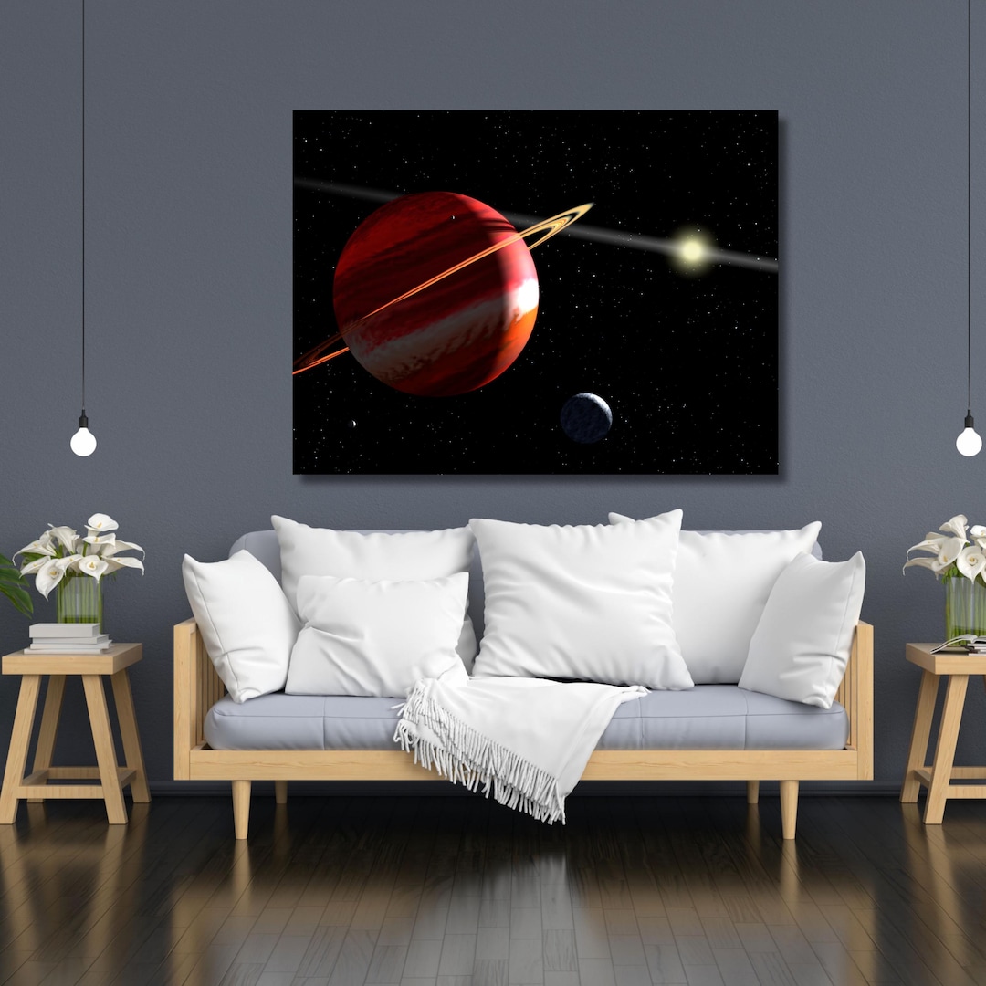 Epsilon Eridani B Exoplanet Art Print – Space Concept Illustration ...