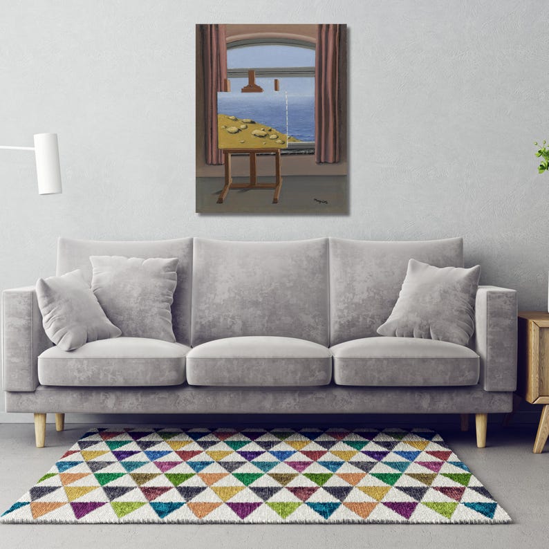 René Magritte the Human Condition Print | La Condition Humaine Surreal ...
