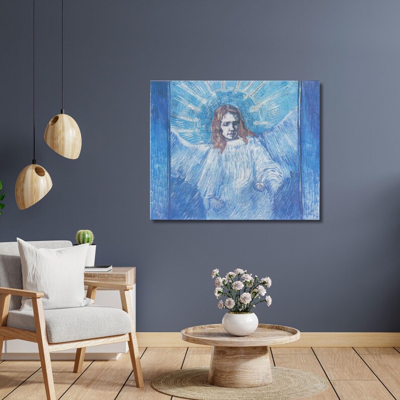 Van Gogh “half Figure of an Angel (after Rembrandt)” 1889, Oil on ...
