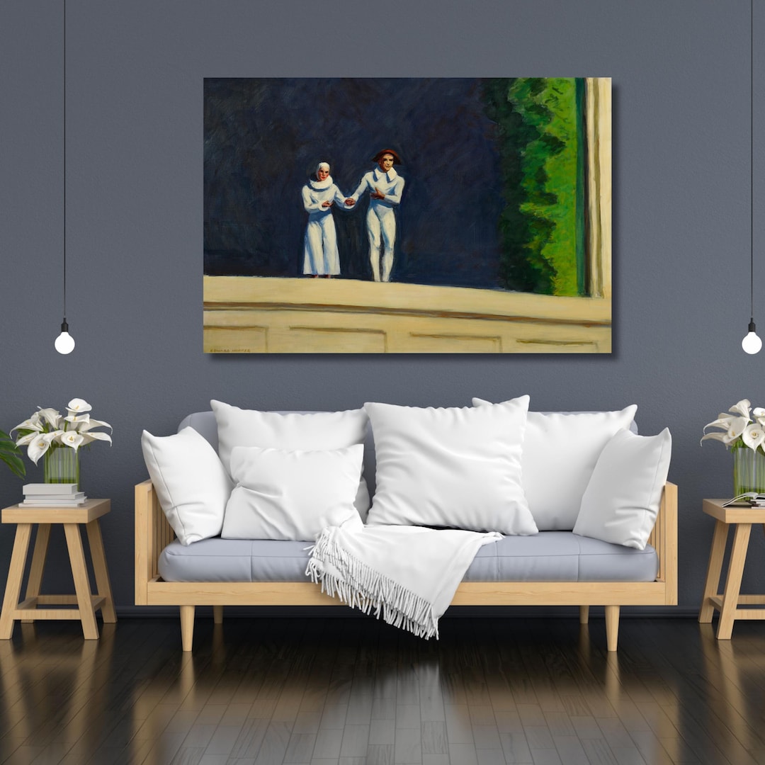 Edward Hopper “two Comedians” 1966, Realist Painting, Last Artwork ...