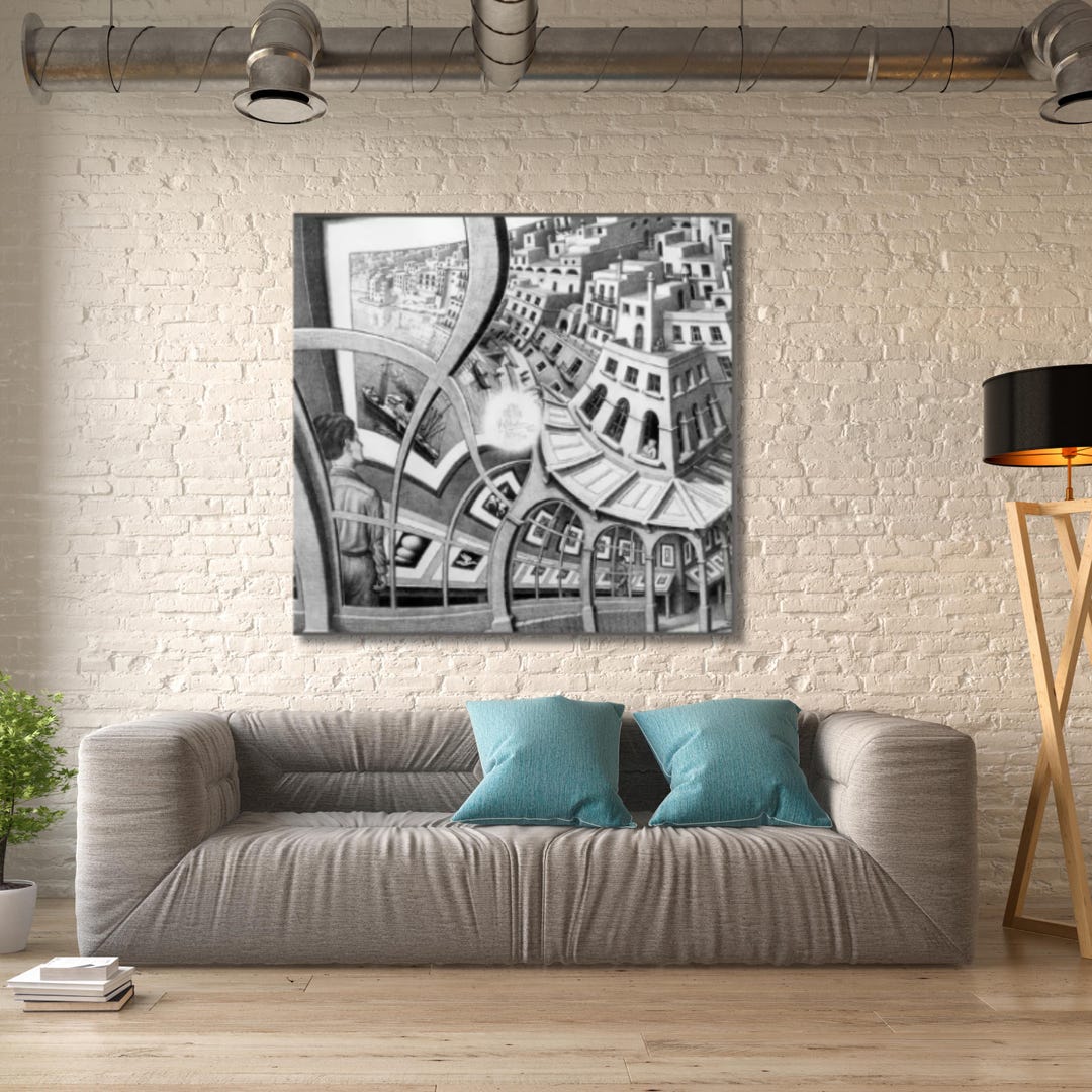 Relativity II by Maurits Cornelis Escher Poster Print Art Canvas ...
