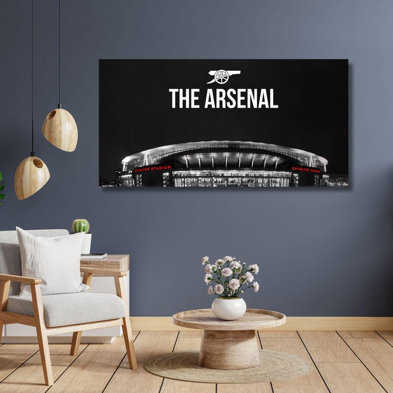Emirates Arsenal Stadium,wall Art,arsenals Legend Player,premier League ...