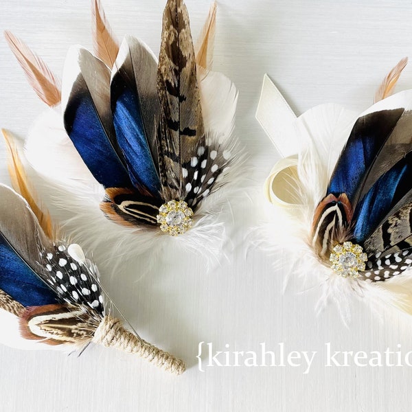 Feather Lapel Pin - Etsy