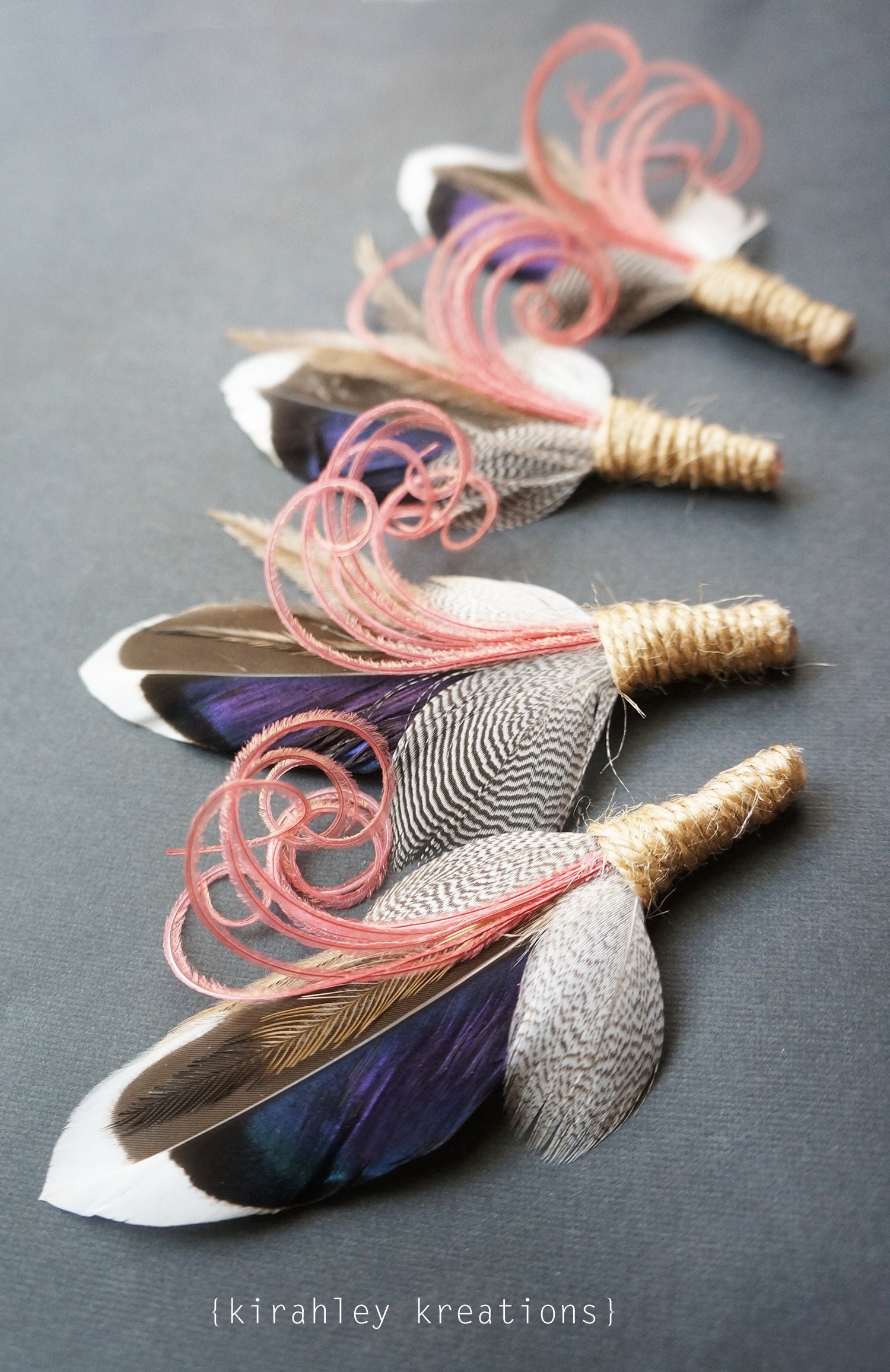 Rustic Mallard Duck Feather Boutonniere Groom Outdoor - Etsy