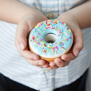 Donut Trinket Box | Food Lover Wedding Ring Bearer Box | Foodie Dessert ...