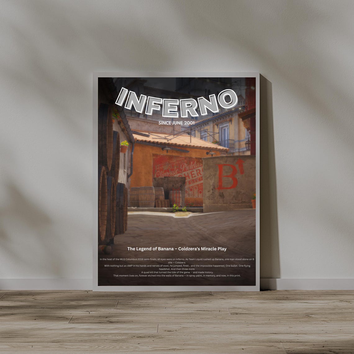 Inferno CS:GO Poster | Coldzera AWP Graffiti Tribute (digital Print) - Etsy