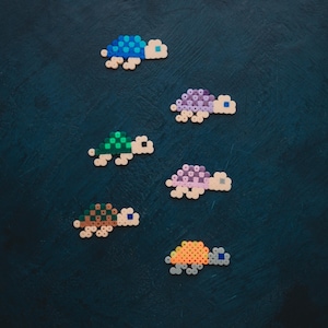 Tiny Turtle Fuse Bead Pattern: Sea Animal Hama Bead Template (digital ...