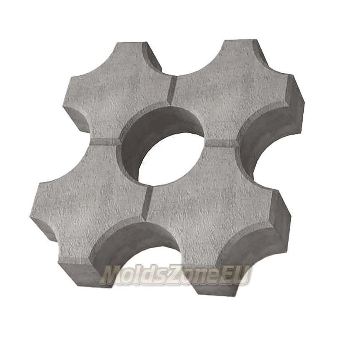 Eco Parking Plastic Mold for Concrete Paving Slabs, Stone Pattern ...