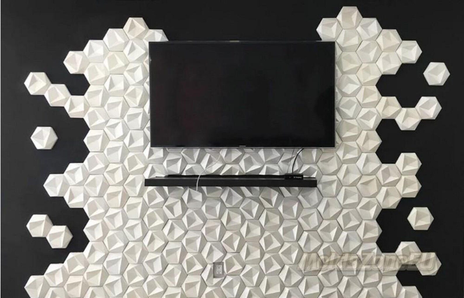 3D Panel Molds for Gypsum, Plaster or Concrete Tile for Decorative Wall ...