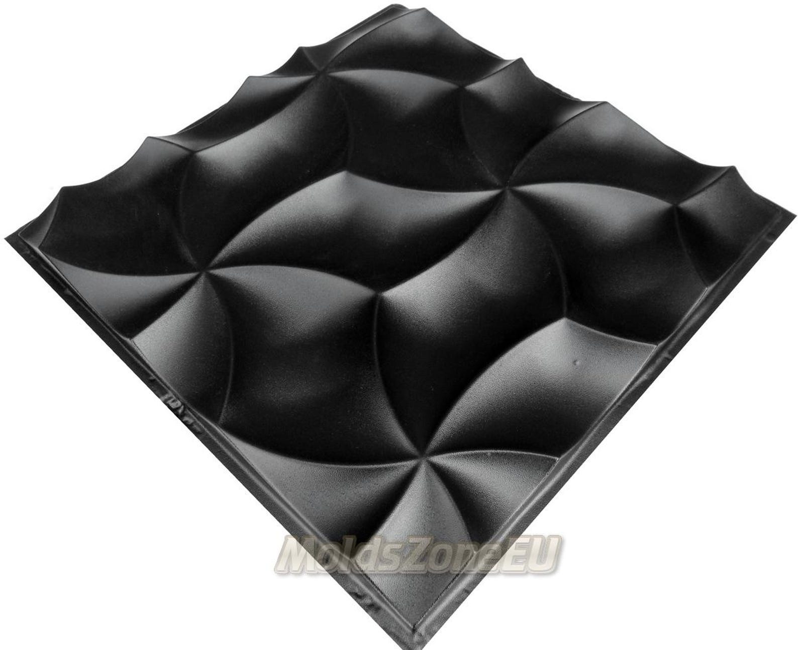3D Wall Panel Mold for Plaster, Gypsum or Concrete Tile for Decorative ...