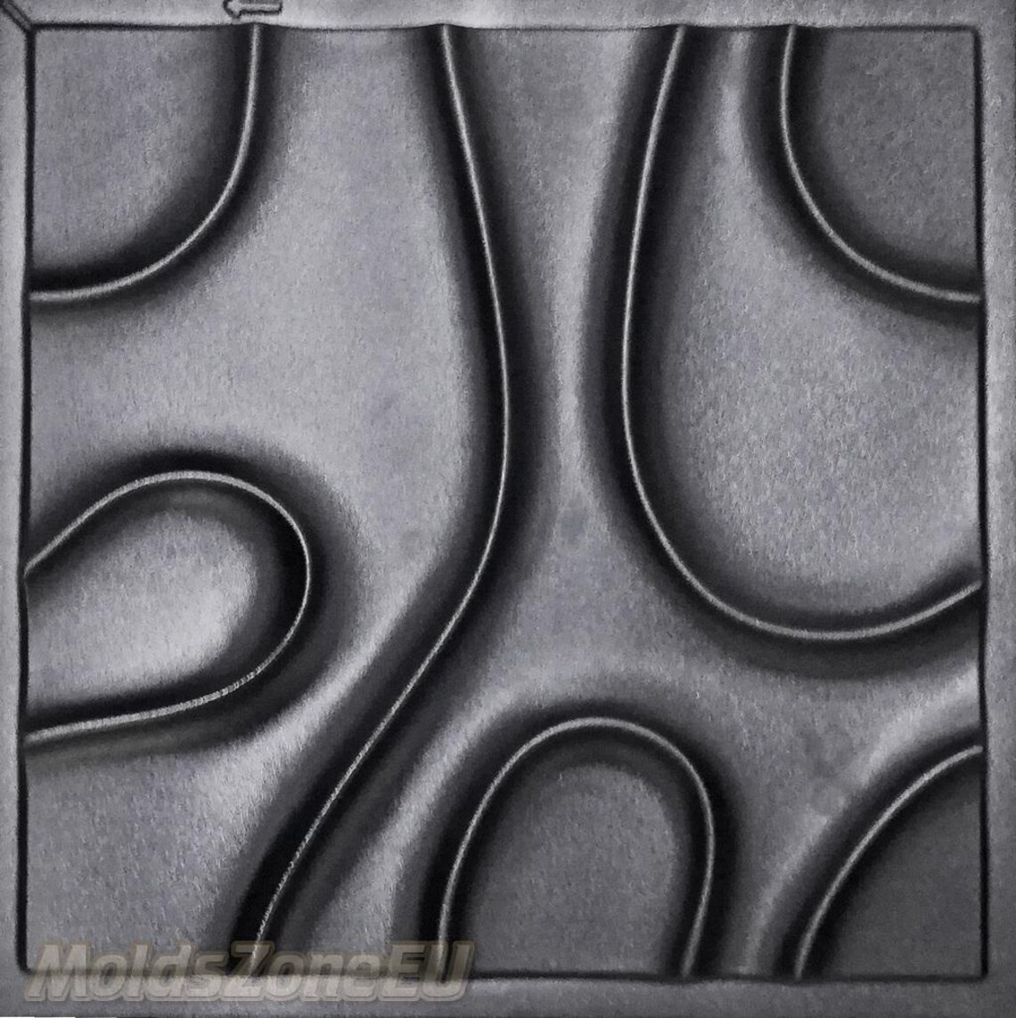 3D Wall Panel Mold for Plaster, Gypsum or Concrete Tile for Decorative ...