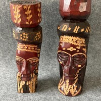 Caribbean Wooden Statue - Etsy