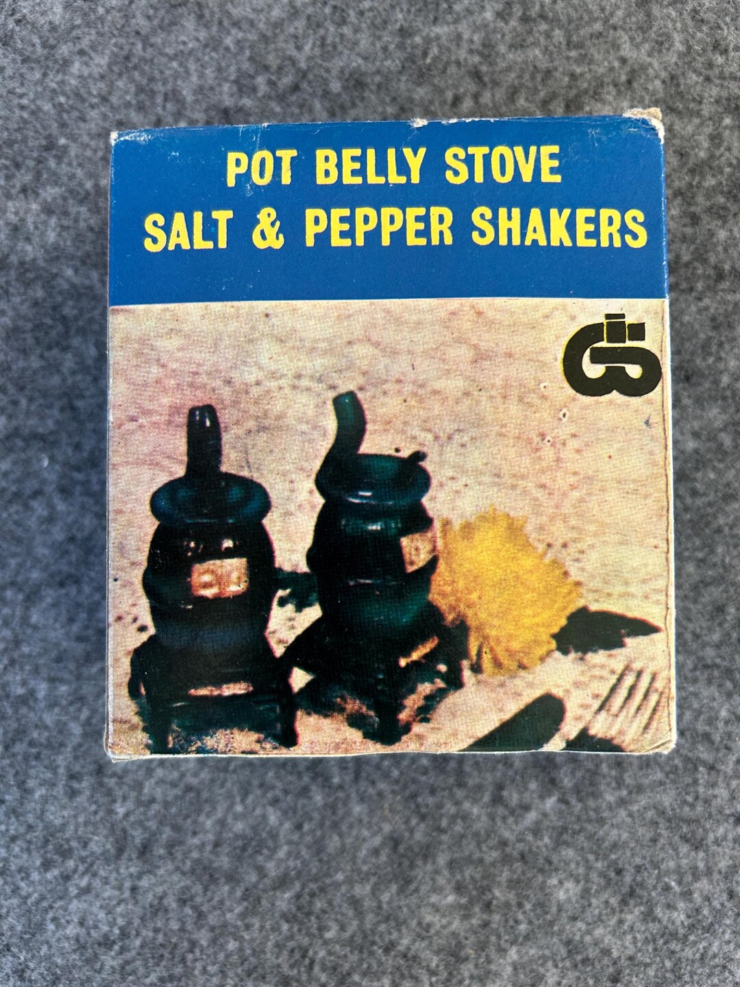 Vintage Mini Pot Belly Stove Salt and Pepper Shakers, New in Box - Etsy
